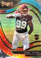 Chase Young 2020 Select #364 Field Level Tie-Dye Die-Cut /25 Price ...