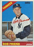 Bob Friend 2015 Topps Heritage #ROA-BF Real One Autographs - Red Ink ...