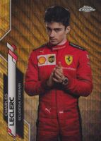 Charles Leclerc 2020 Topps Chrome Formula 1 #4 F1 Racers - Gold Wave ...