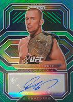 Georges St-Pierre 2021 Prizm UFC #CS-GSP Champion Signatures - Green ...