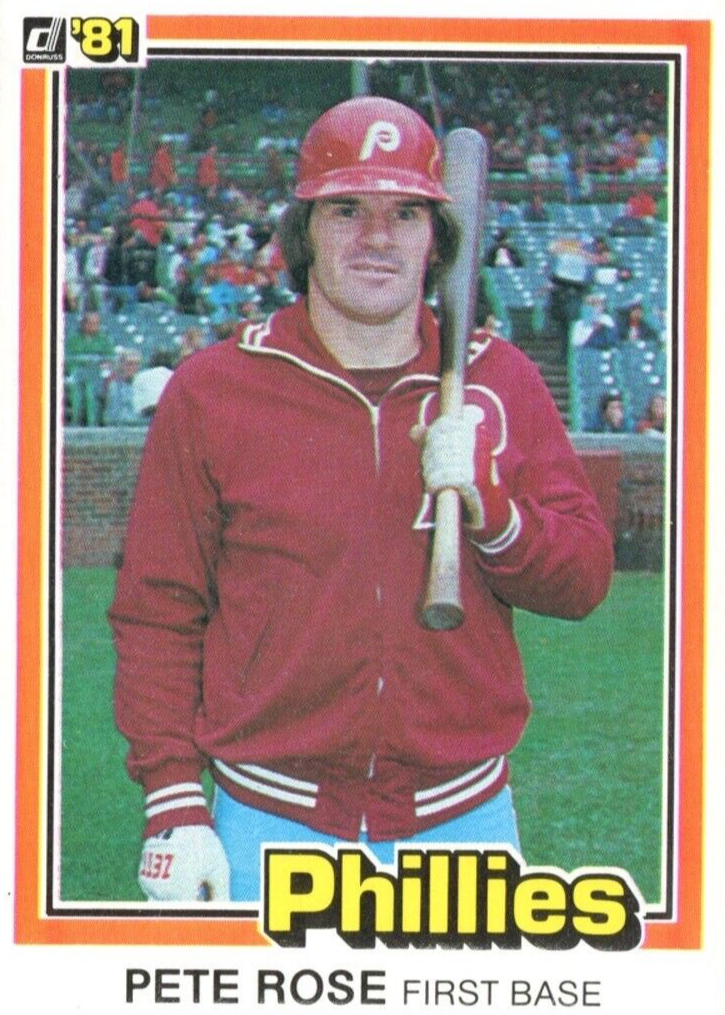 Pete Rose 1981 Donruss #131 Error (#251 on Back) Price Guide - Sports ...