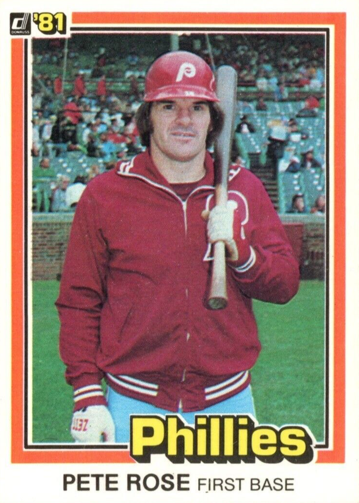 Pete Rose 1981 Donruss #131 Error (#371 on Back) Price Guide - Sports ...