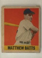 Matt Batts 1948 Leaf #108 Base Price Guide - Sports Card Investor