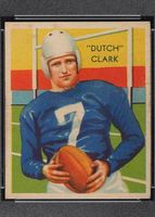 Dutch Clark Football Cards Price Guide - Sports Card Investor