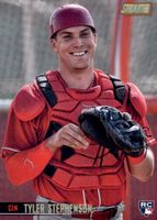 Tyler Stephenson 2021 Stadium Club #221 Gold Rainbow Foilboard /1 RAW ...