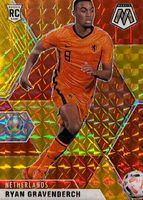 Ryan Gravenberch 2020 Mosaic Euro #148 Choice Red & Gold /88 Price Guide - Sports Card Investor