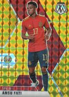 Ansu Fati 2020 Mosaic Euro #166 Gold Fluorescent /10 Price Guide - Sports Card Investor