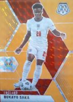 Bukayo Saka 2020 Mosaic Euro #106 Orange Fluorescent /25 Price Guide - Sports Card Investor