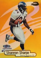 Shannon Sharpe 1998 Fleer Brilliants #37TG 24-Karat Gold /24 Price ...