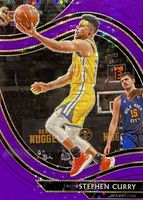 Stephen Curry 2020 Select #204 Courtside Neon Purple Pulsar /5 PSA 10 ...