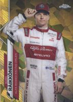 Kimi Raikkonen 2020 Topps Chrome Formula 1 Sapphire Edition #15 Gold ...
