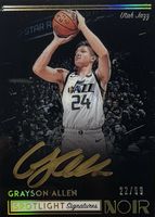 Grayson Allen 2018 Noir Spotlight Signatures /99 Price Guide - Sports ...