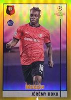 Jeremy Doku 2020 Topps Merlin Chrome UEFA Champions League #64 Gold ...