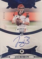 Joe Burrow 2020 Flawless #RGS-JBU Rookie Gems Signatures - Sapphire /15 ...