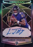 Lamar Jackson 2018 Obsidian #RKA-LJ Rookie Autographs (/35) Price Guide ...