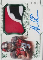Mike Evans 2014 National Treasures #303 Rookie Patch Auto - Numbers ...