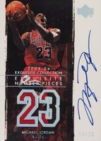 Michael Jordan 2003 Upper Deck Exquisite Collection #NP-MJ Number ...