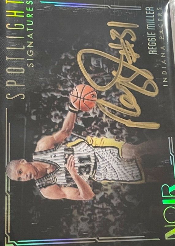 Reggie Miller 2017 Noir Spotlight Signatures /125 Price Guide - Sports ...