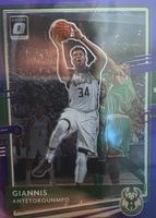 Giannis Antetokounmpo 2020 Optic #29 FOTL Purple Stars /13 PSA 10 Price ...