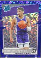Tyrese Haliburton 2020 Optic #162 Fast Break Blue /50 Price Guide ...