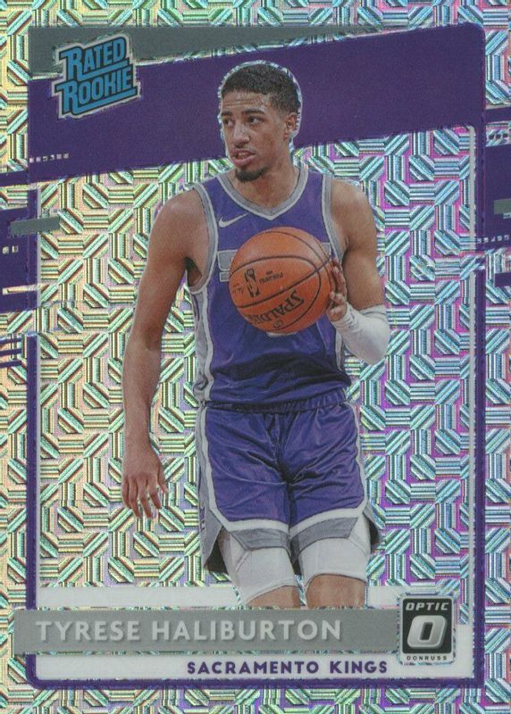 Tyrese Haliburton 2020 Optic #162 Choice Price Guide - Sports Card Investor