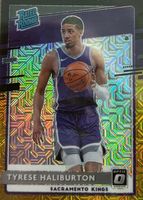 Tyrese Haliburton 2020 Optic #162 Choice Black & Gold /8 Price Guide ...
