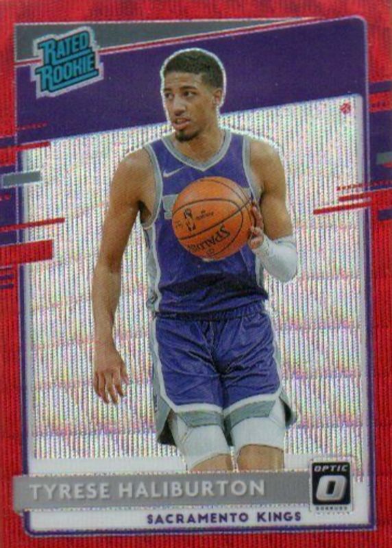 Tyrese Haliburton 2020 Optic Tmall Red Wave #162 Price Guide - Sports ...