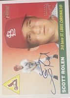 Scott Rolen 2004 Topps Heritage #RO-SR Real One Autographs Price Guide ...
