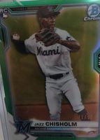 Jazz Chisholm Jr. 2021 Bowman Chrome #57 Green Refractor /99 PSA 10 Price Guide - Sports Card ...