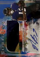 Rashod Bateman 2021 Origins #165 Rookie Jumbo Jersey Autographs - Blue ...