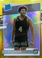 Jalen Green 2021 Chronicles Draft Picks #204 Optic Rated Rookie - Gold /10 Price Guide - Sports ...