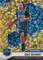 Cole Anthony 2020 Mosaic #268 NBA Debut - Fast Break Gold /10 Price Guide - Sports Card Investor