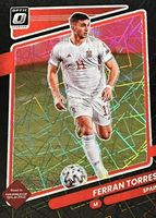 Ferran Torres 2021 Donruss #145 Optic - Black Velocity /25 RAW Price ...