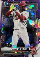 Jordan Walker 2021 Bowman Draft Sapphire Edition #BDC-187 Chrome ...