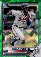 Michael Harris II 2021 Bowman Draft Sapphire Edition #BDC-86 Chrome ...