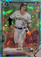 Henry Davis 2021 Bowman Draft Sapphire Edition #BDC-48 Chrome - Aqua ...