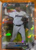 Jordan McCants 2021 Bowman Draft Sapphire Edition #BDC-26 Chrome ...