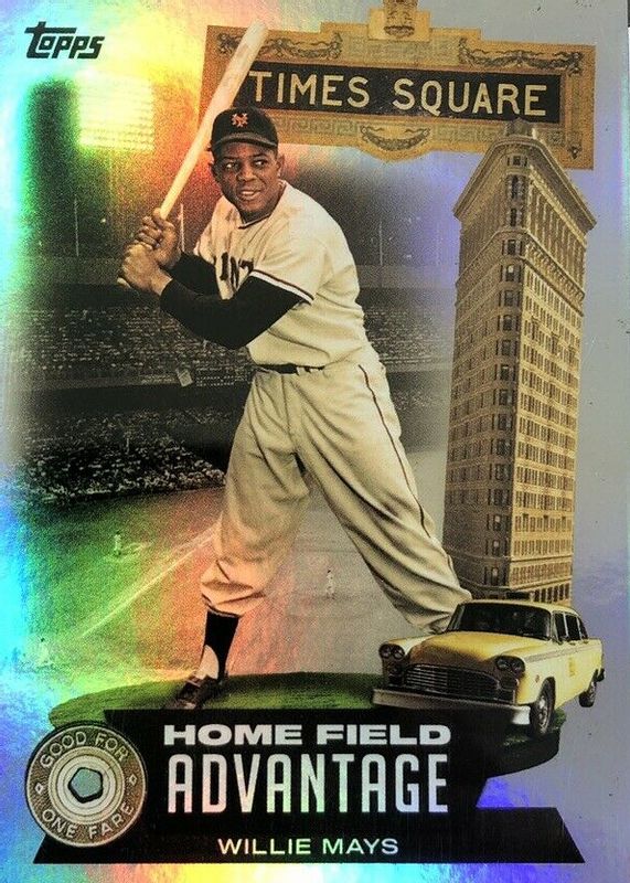 Willie Mays 2022 Topps #LHA-5 Legendary Home Field Advantage /(SSP ...