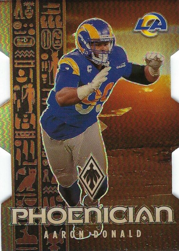 Aaron Donald 2021 Phoenix #PH10 Phoenician /(SSP) PSA 10 Price Guide ...