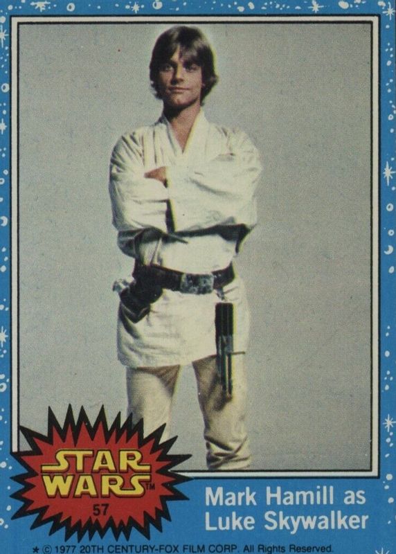Mark Hamill as Luke Skywalker 1977 Topps #57 Base Price Guide - Sports ...