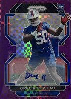 Greg Rousseau 2021 Prizm #434 Rookie Autographs - Purple Power /49 ...