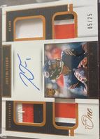 Justin Fields 2021 One #74 Square One Autographs - Bronze /25 Price ...