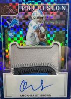 Amon-Ra St. Brown 2021 One #324 Precision Rookie Patch Autographs ...