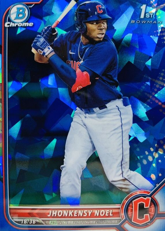 Jhonkensy Noel 2022 Bowman Sapphire Edition #BCP-2 Chrome Prospects ...