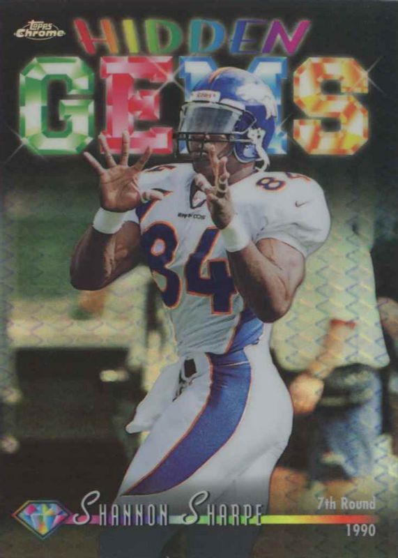 Shannon Sharpe 1998 Topps Chrome #HG4 Hidden Gems - Refractor Price ...