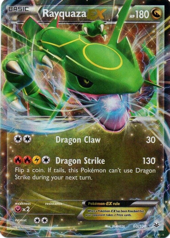 Rayquaza EX 2015 XY: Roaring Skies #060/108 Holo Price Guide - Sports ...