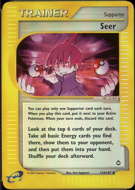 Seer Pokemon Cards Price Guide - Sports Card Investor