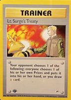 Lt. Surge's Treaty Pokemon Cards Price Guide - Sports Card Investor