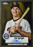 Joe Mauer 2021 Topps Chrome Platinum Anniversary #PA-JM Autographs ...