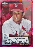 Stan Musial 2021 Topps Chrome Platinum Anniversary #601 Red Atomic ...
